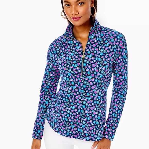 Lilly Pulitzer | Tops | Nwt Lilly Pulitzer Skipper Popover Top Low Tide ...